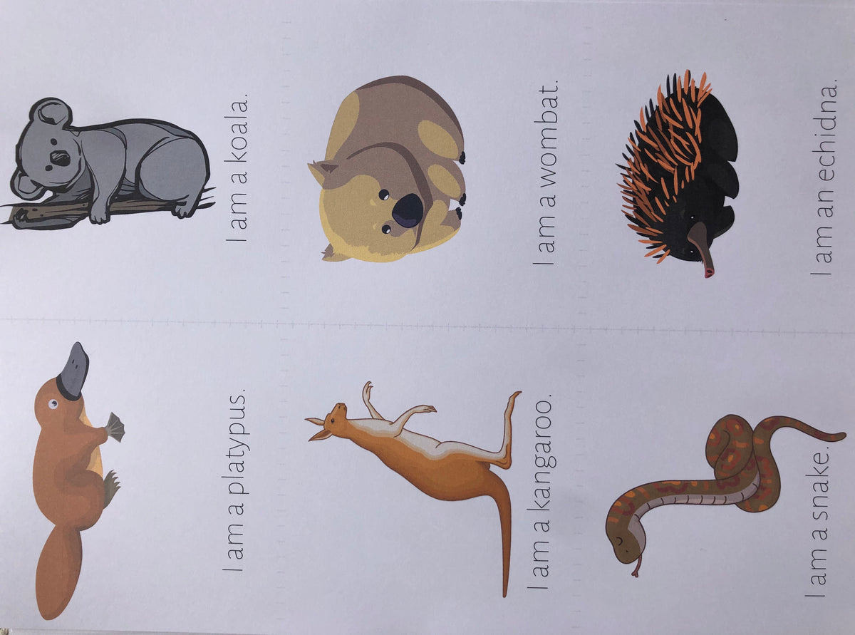 Australian Animals PDF printable pack – makeplaycreate